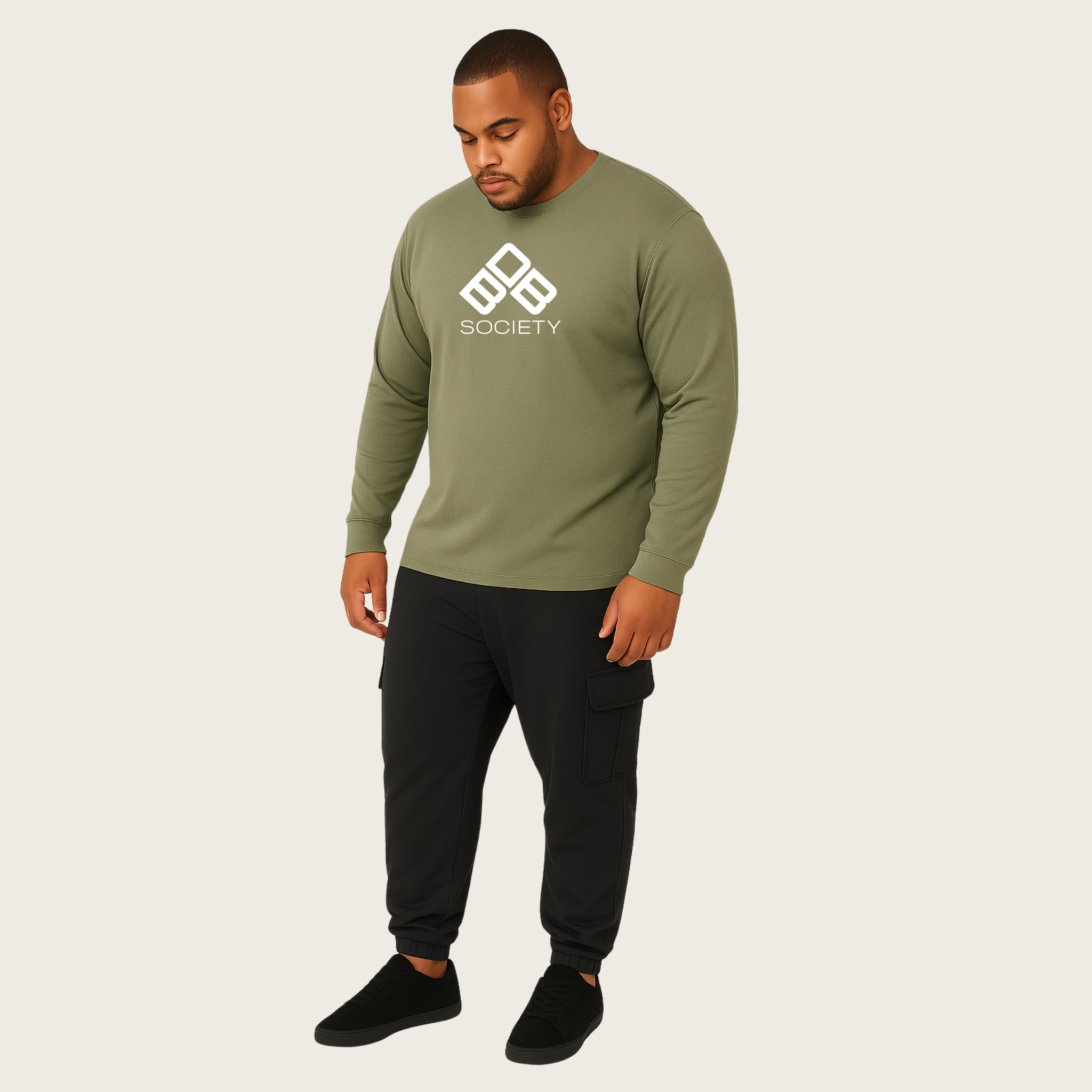 Men's Athleisure | Premium Cotton Comfort | Long Sleeve Tee – BDB Society